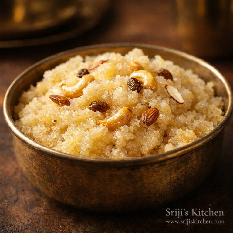 Shira (Suji Halwa) - Sri Ji’s Kitchen
